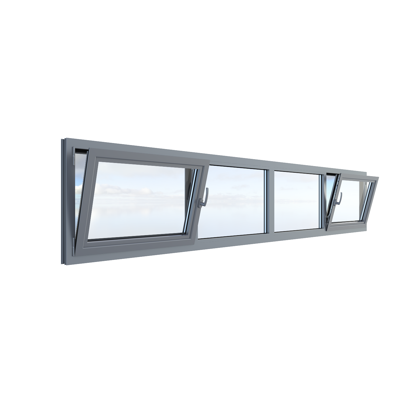 Aluminum pivot window - DV GROUP